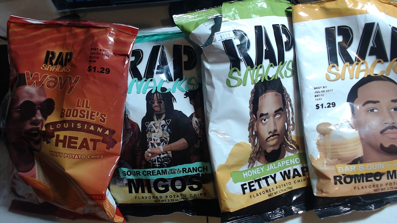 Rap snacks potatoe chip review - YouTube