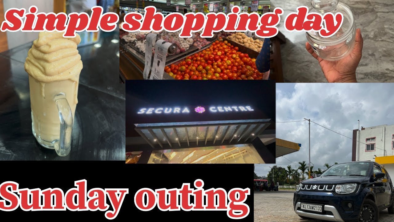 A simple shopping day/sunday outing vlog - YouTube