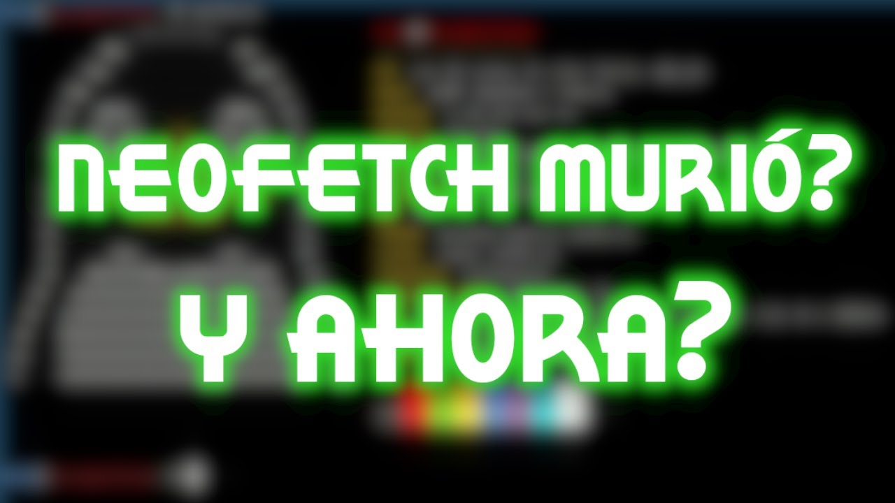 neofetch murió? nos pasamos a fastfetch? - YouTube
