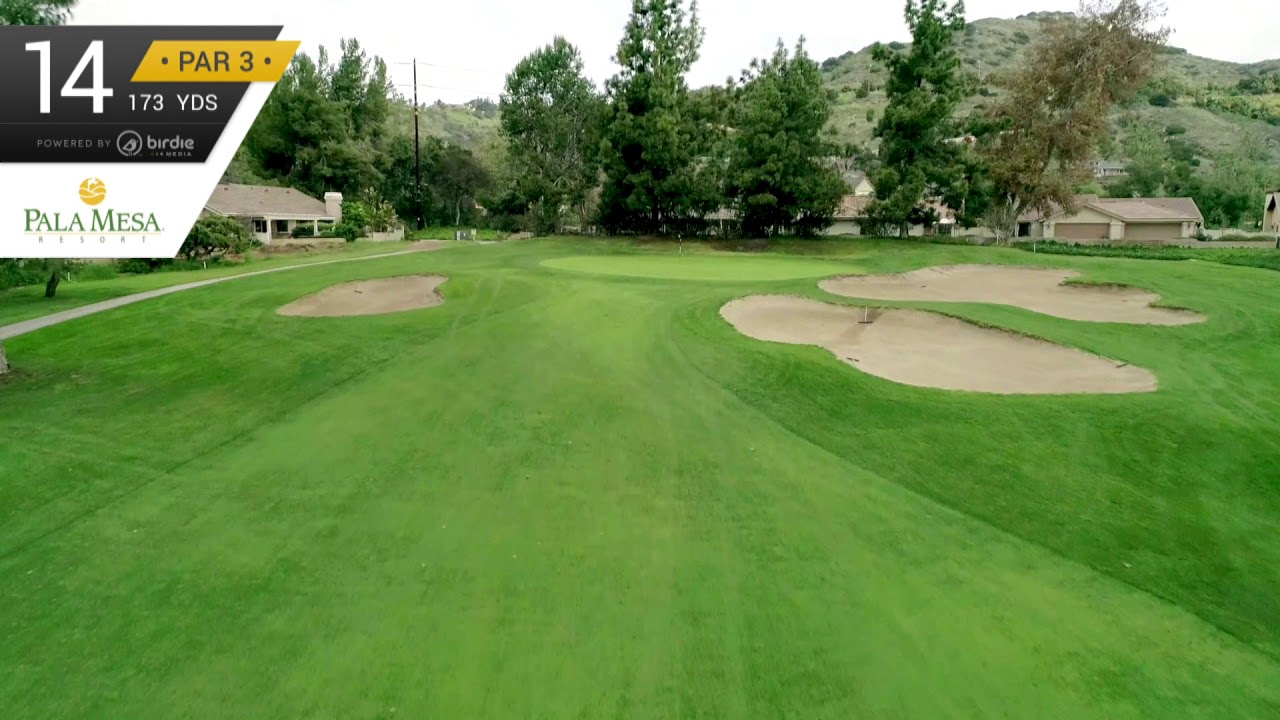 Pala Mesa Resort Golf Course (Hole# 14) - YouTube
