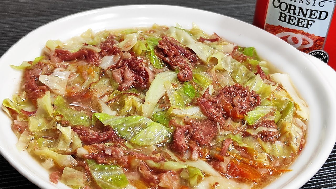 Ginisang Corned beef with Repolyo | Easy ulam recipe - YouTube