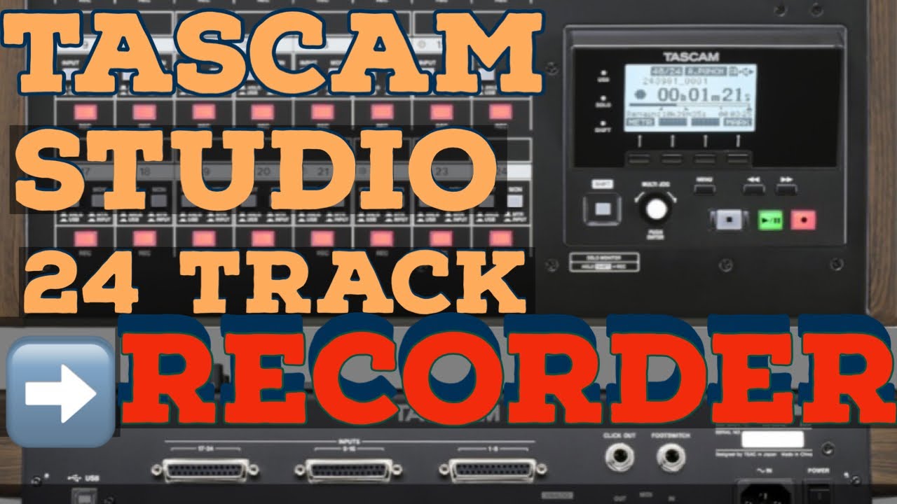 Tascam NEW / Studio Bridge / 24 Track Recorder / Live Demo / Manny’s ...