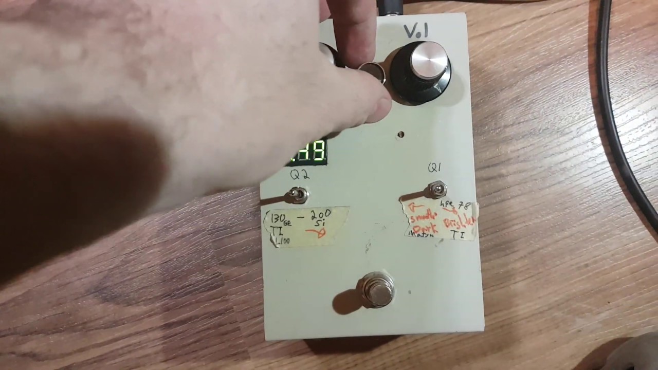 Fuzz Face - Bias with display - YouTube