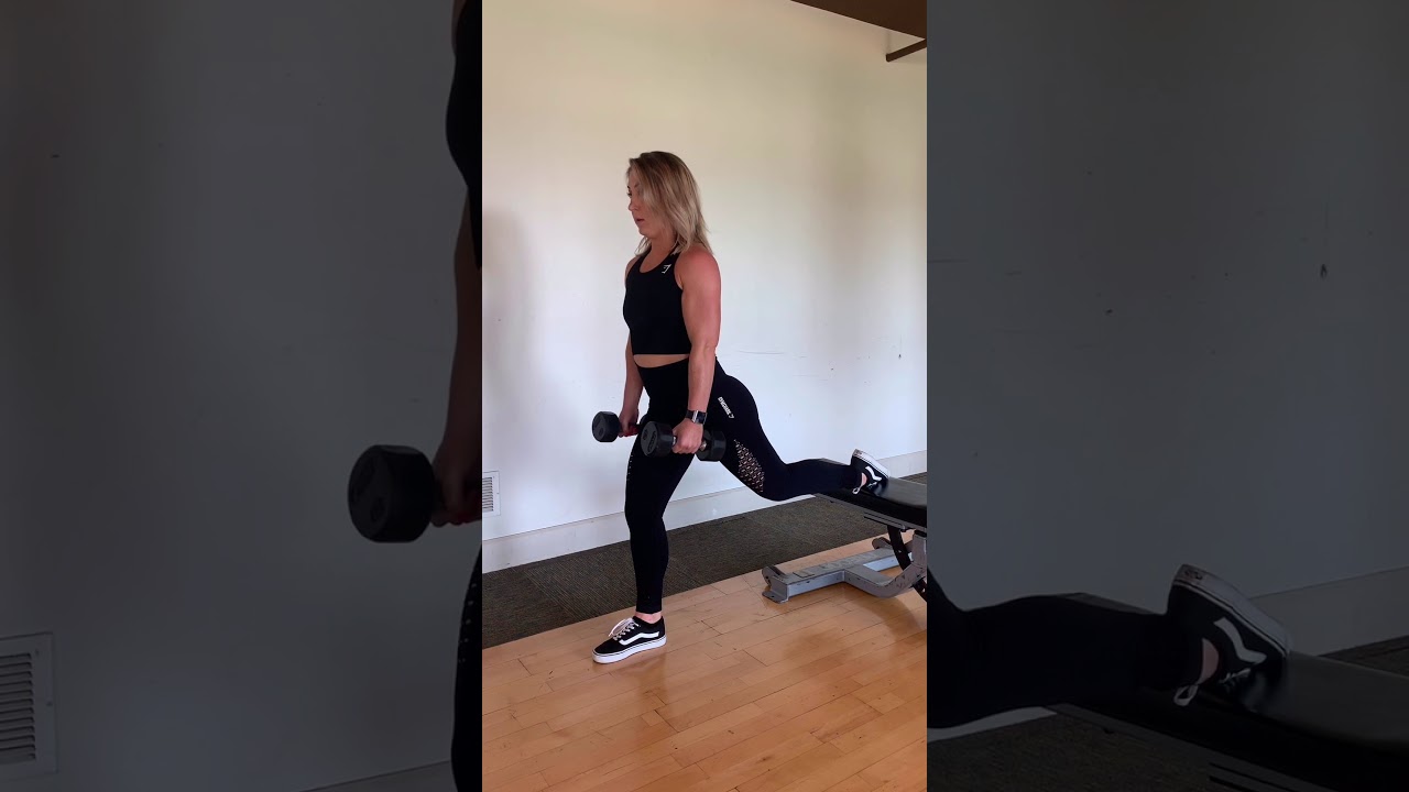 Bulgarian Split Squat into RDL - YouTube