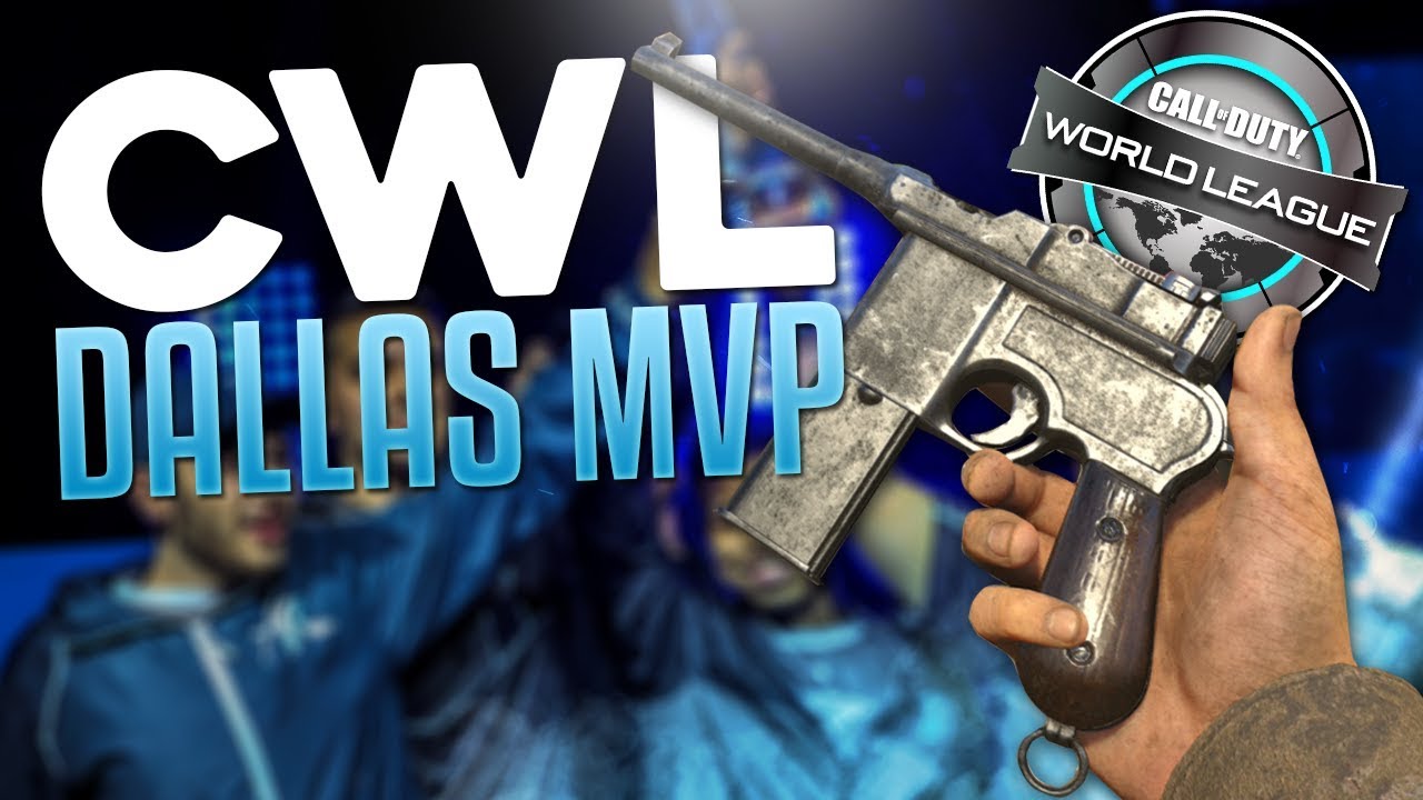 CWL Dallas MVP: The Machine Pistol (Call of Duty: WW2) - YouTube