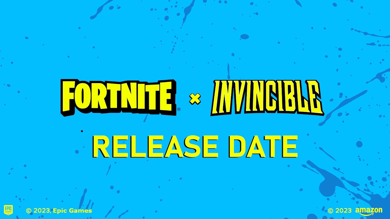Fortnite X INVINCIBLE RELEASE DATE - YouTube