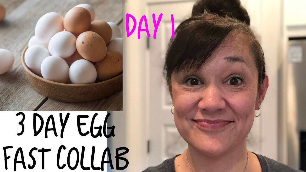 3 day egg fast collab || day 1 what I ate - YouTube