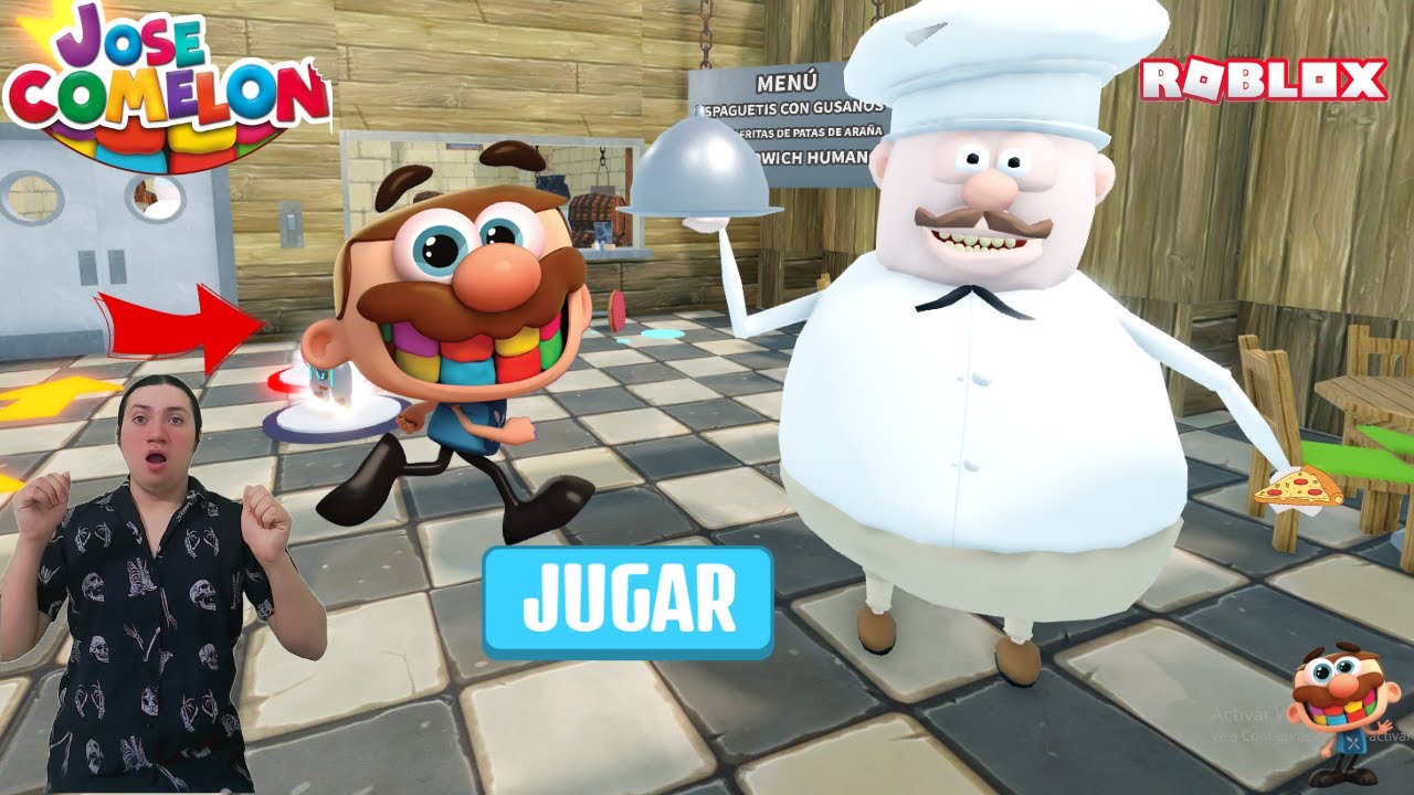 JOSE COMELON SE VUELVE COCINERO !ROBLOX! (TENEMOS QUE ESCAPAR DE SU ...
