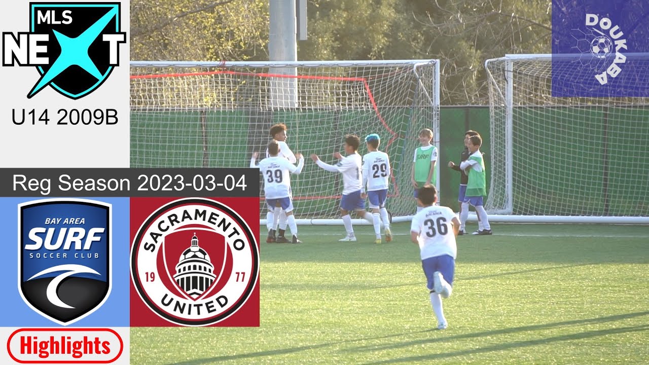 Bay Area Surf 09B 1-2 Sacramento United 09B | MLS Next U14 | 2023-03-04 ...