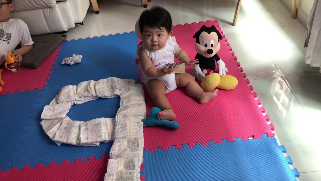 today baby haley 9 months old 4/6/20 - YouTube