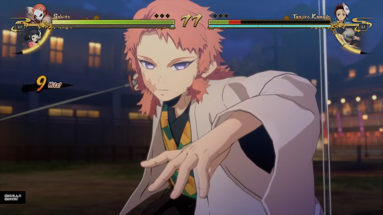 No meter Sabito touch to death combo in Demon Slayer game - YouTube