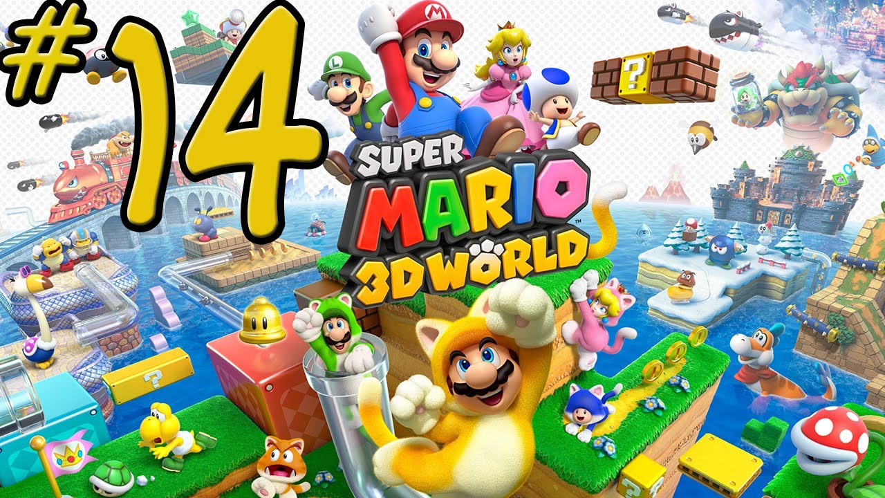 Super Mario 3D World - Part 14 - Flipping around [World 5] (WiiU) - YouTube