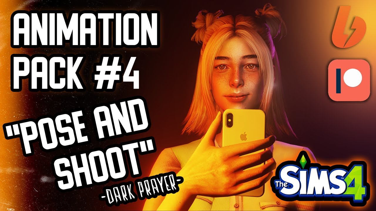 THE SIMS 4 ️ANIMATION PACK #4 "POSE AND SHOOT" ️DOWNLOAD - YouTube