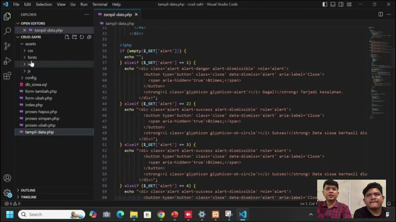 Pembuatan Crud Menggunakan PHP mySQL - YouTube