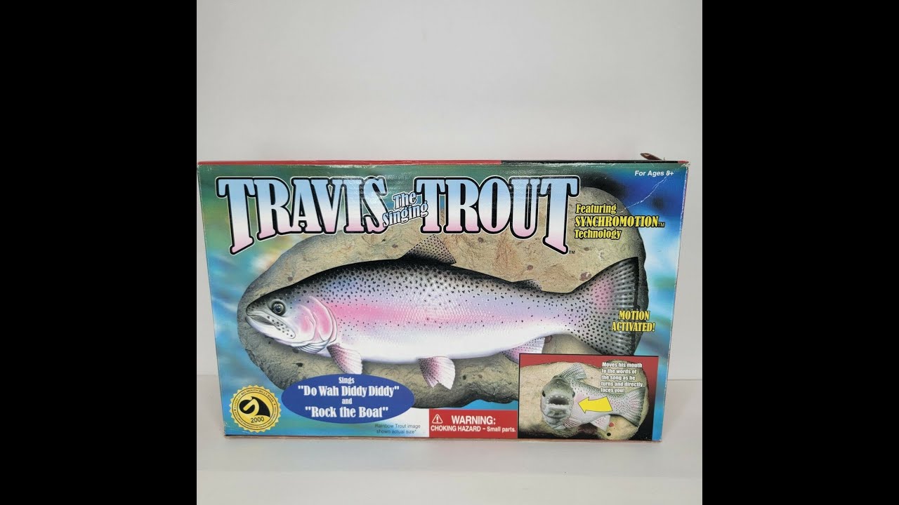 The Singing Trout Motion Activated "Rock The Boat" Big Mouth Billy Bass ...