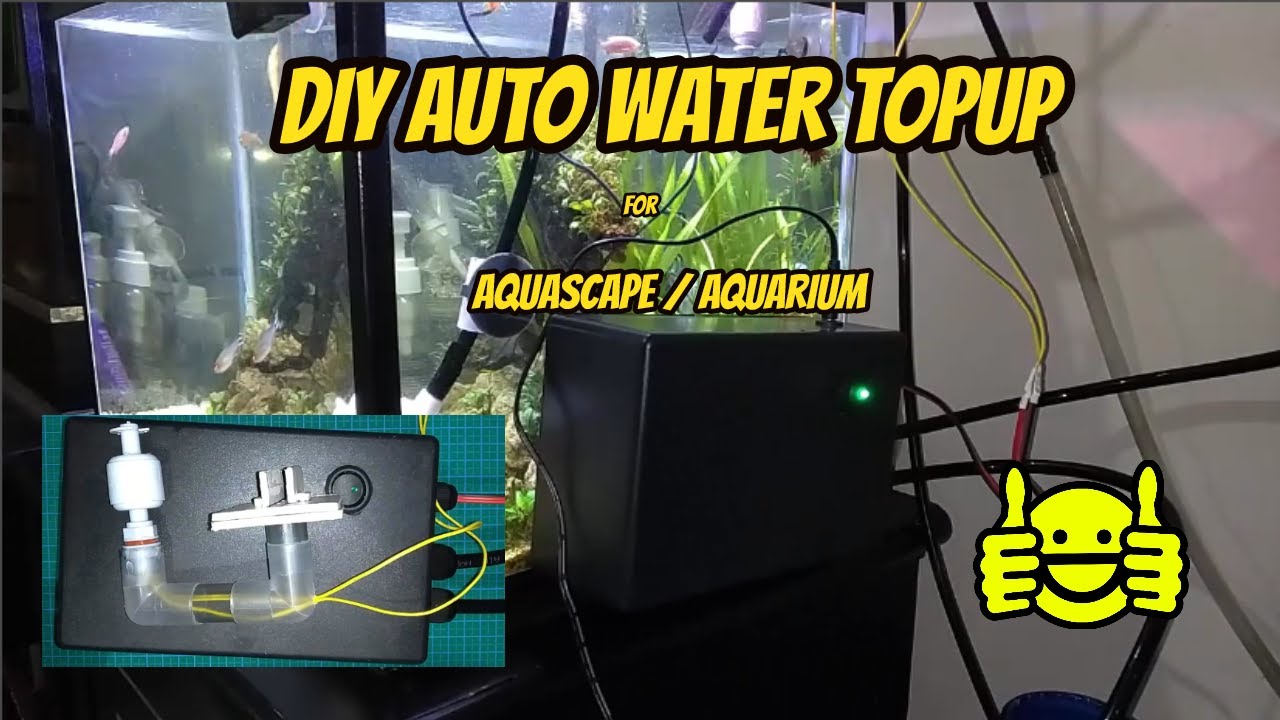 DIY Auto Water Top Up Aquascape/Aquarium - YouTube
