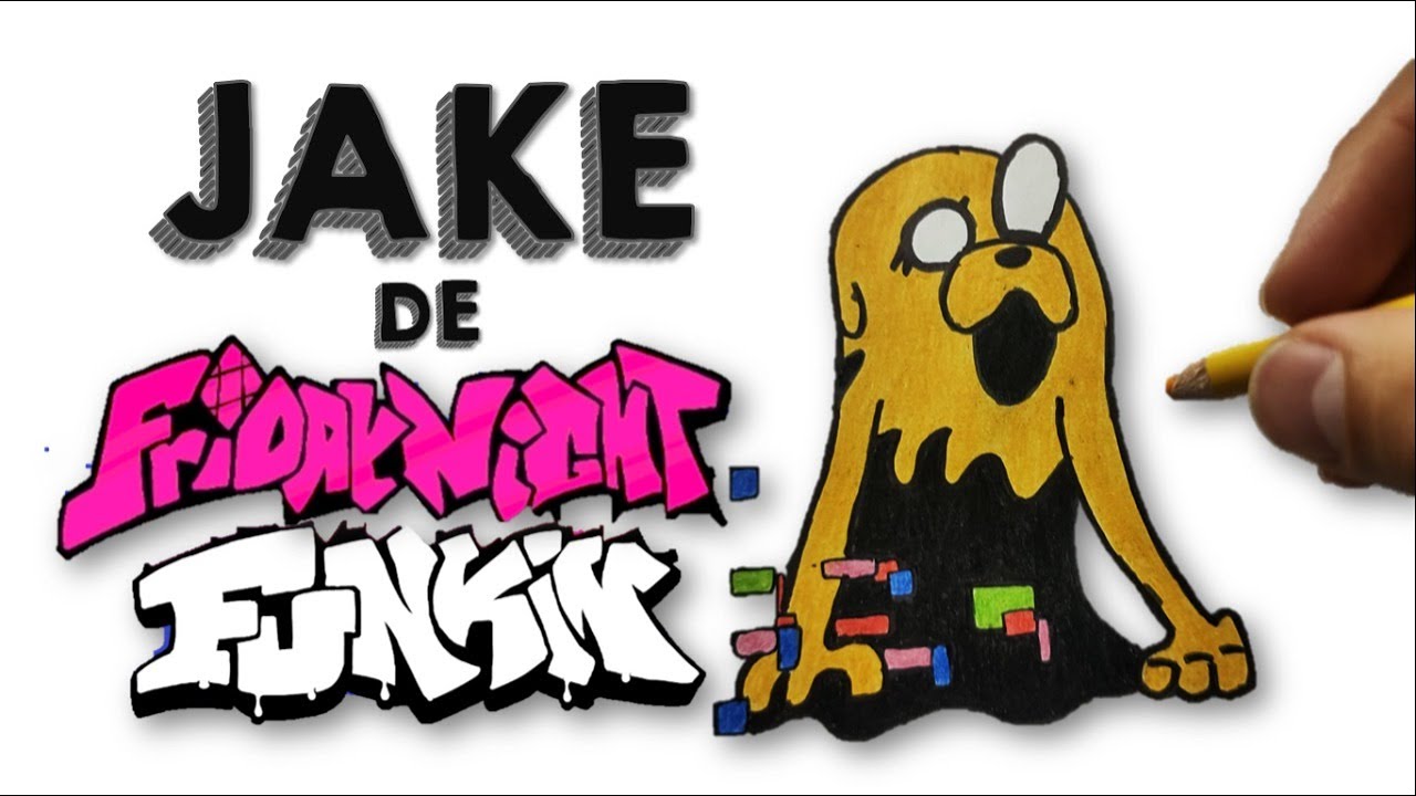 Cómo DIBUJAR a🐶JAKE😱de FRIDAY NIGHT FUNKIN PIBBY/How to DRAW JAKE from ...