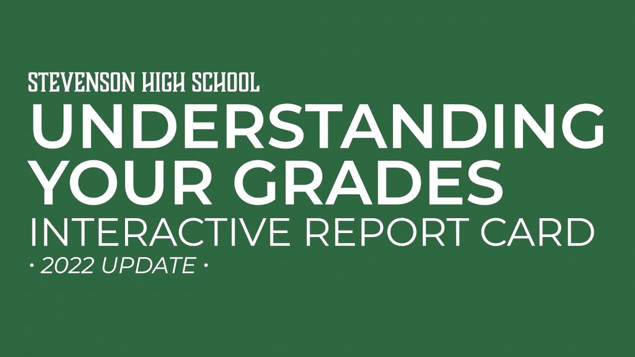 Understanding Your Grades • Interactive Report Card (2022 UPDATE ...