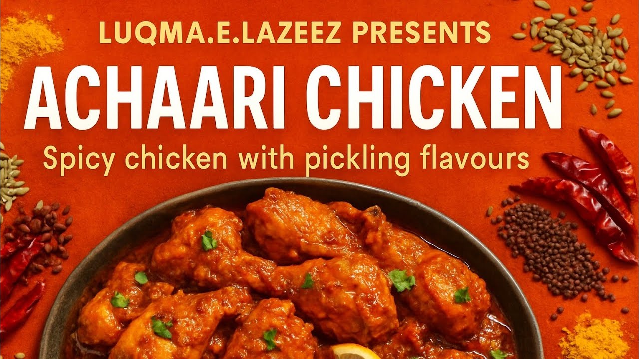 Aap Ki Qidmat Mein @luqma.e.lazeez Pesh Karte Hai, Achaari Chicken ...