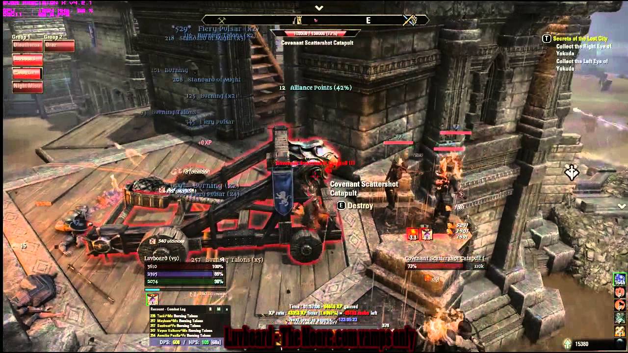 ESO PVP Death Knight Empress Unleashed - YouTube