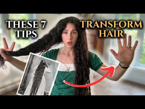 7 Historical Hair Habits to Grow FLOOR LENGTH HAIR at any age! (Simple + Effective!)