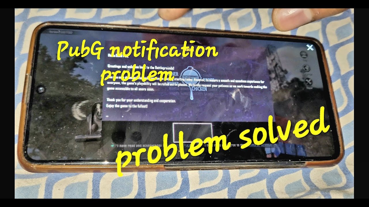 pubg notification problem solved #pubgmobile #pubgproblem - YouTube