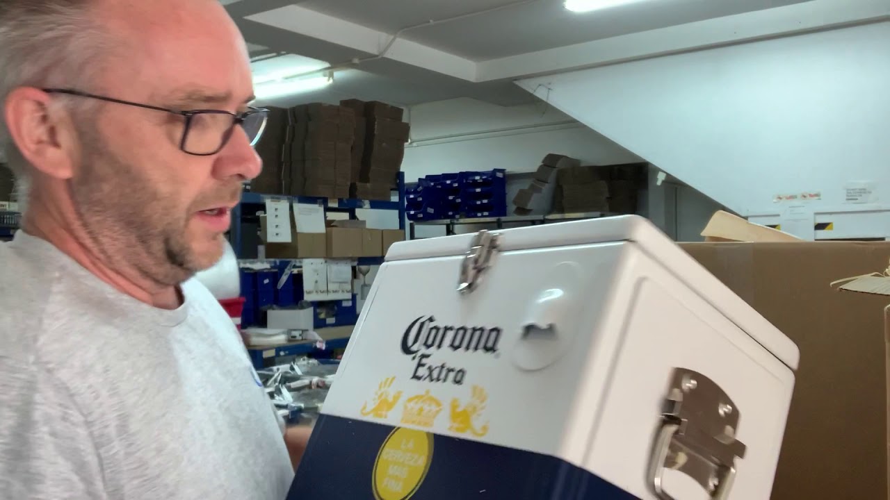 Corona Time - Beer Cooler Box ice Box - YouTube