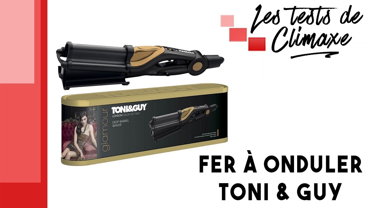 Test d'un fer à boucler TONI&GUY Deep Barrel Waver - YouTube