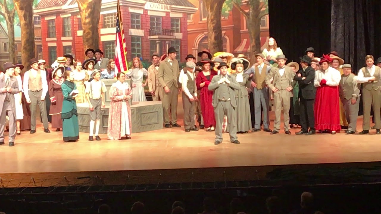 "Wells Fargo Wagon", Nathan Wise as Oliver Hix in "The Music Man", Lake ...
