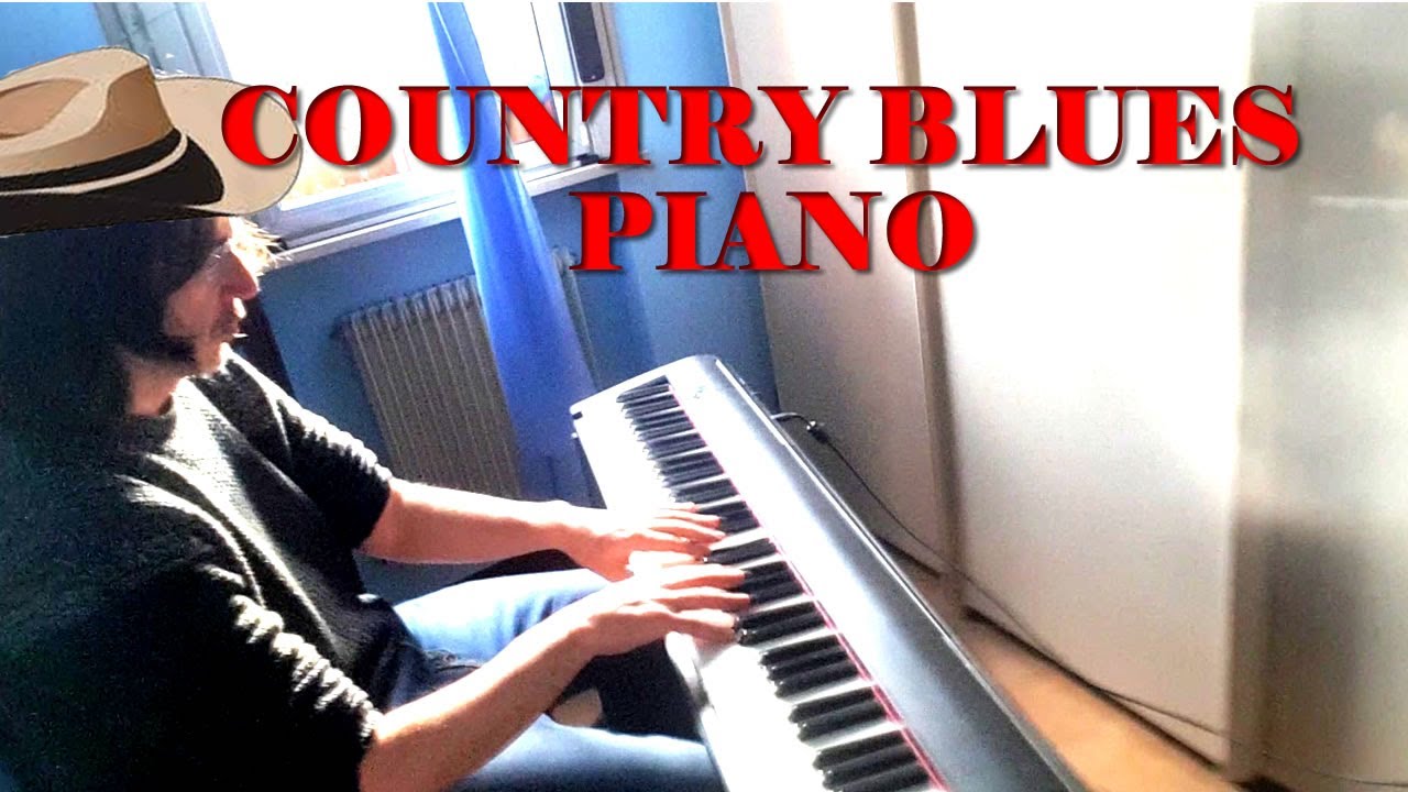 Country Blues Bluegrass Piano with chords - YouTube