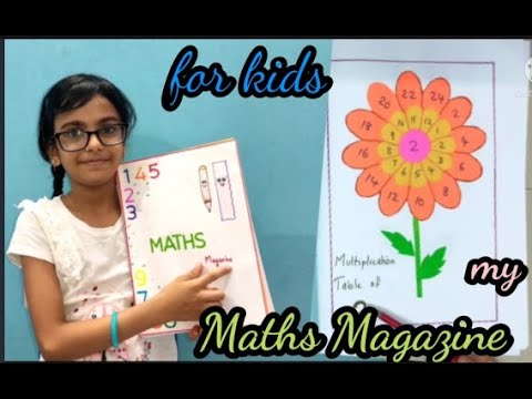 Maths magazine maths scrapbook maths magazine for class 1-5 very easy ...