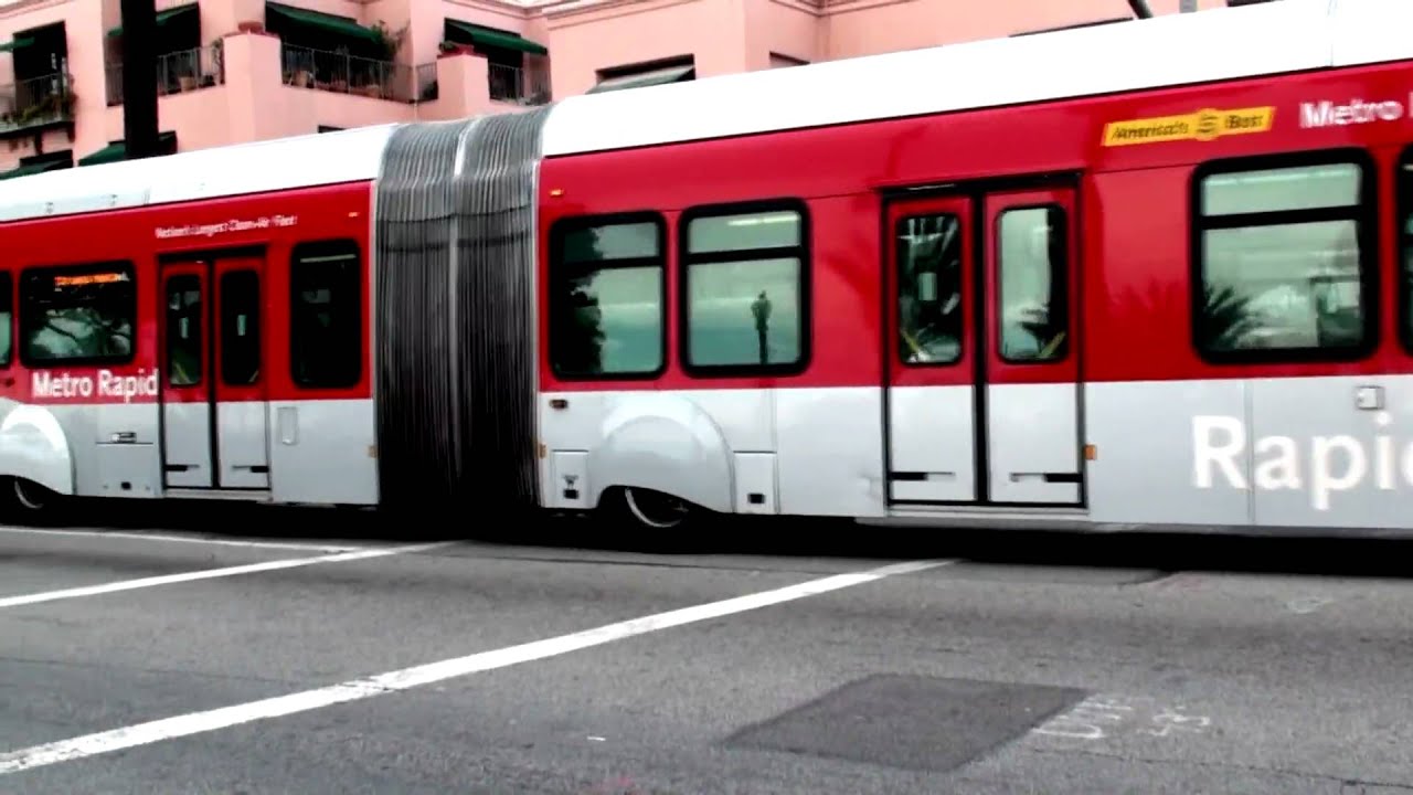 LA METRO RAPID @ SANTA MONICA - YouTube