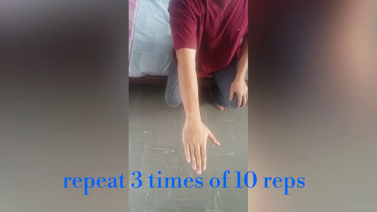 Exercise Rehabilitation on TFCC Tear - YouTube