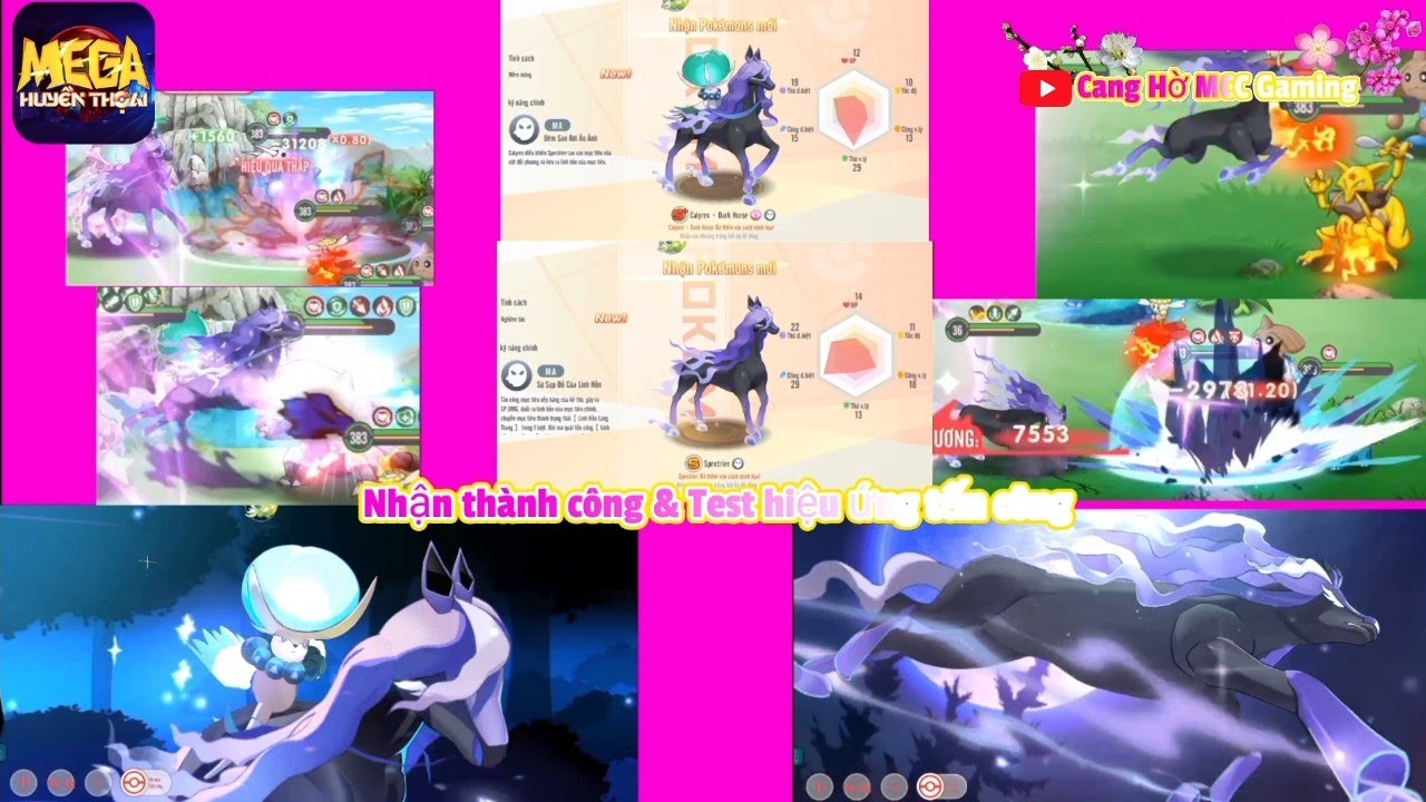 Nhận thành công & Test hiệu ứng tấn công | SR Carlyrex & Spectrier ...