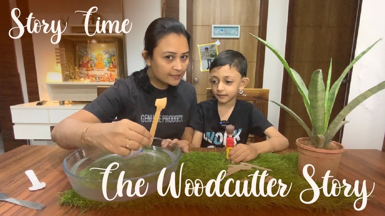 The Woodcutter Story in English | Moral stories for Kids | Bedtime ...