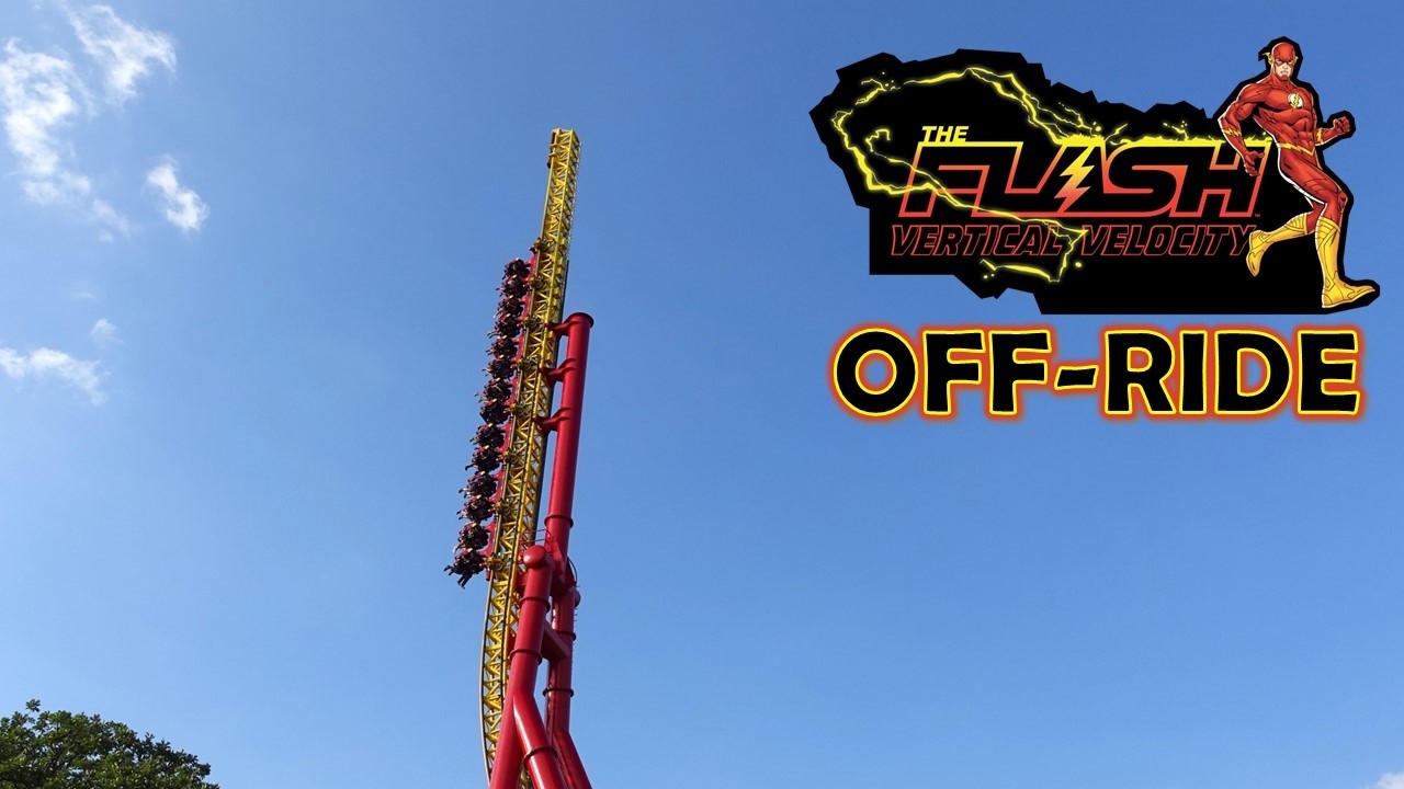 Flash Vertical Velocity Off-Ride Footage, Six Flags Great America ...