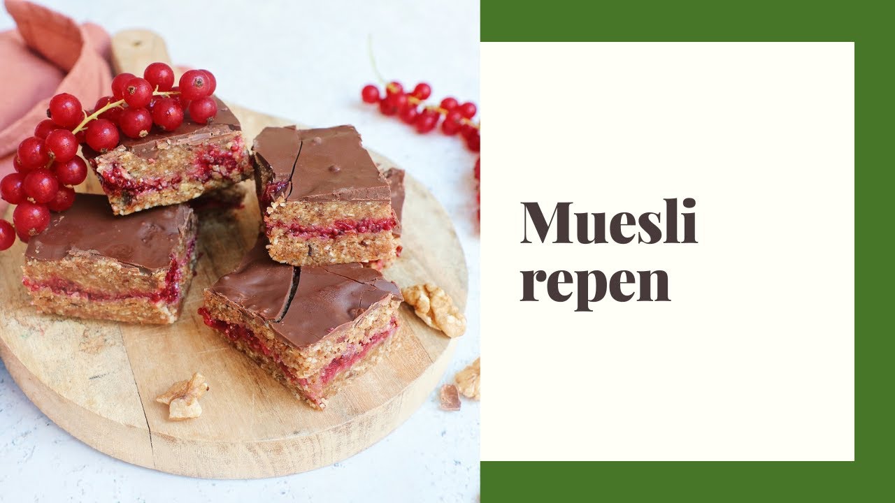 Recept: rode bessen mueslirepen - YouTube