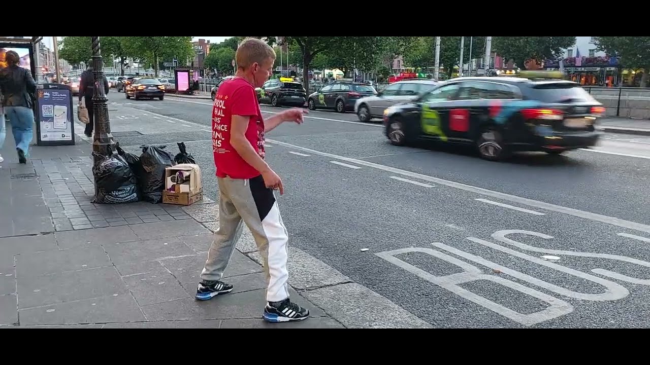 Aggressive, drunk Liverpool fan on Dublin after a 9:0 win | Dances to ...