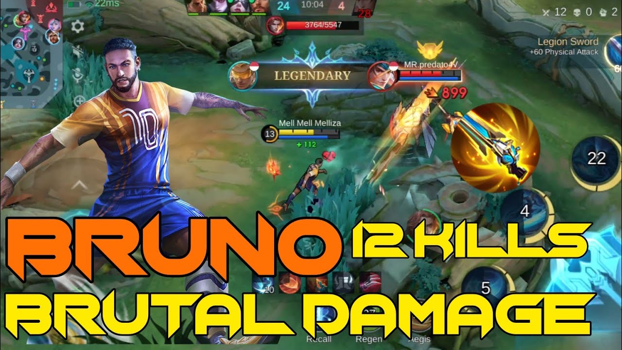 BUILD BRUNO TERBARU 2024 PALING SAKIT |GAMEPLAY BRUNO TOP GLOBAL ...