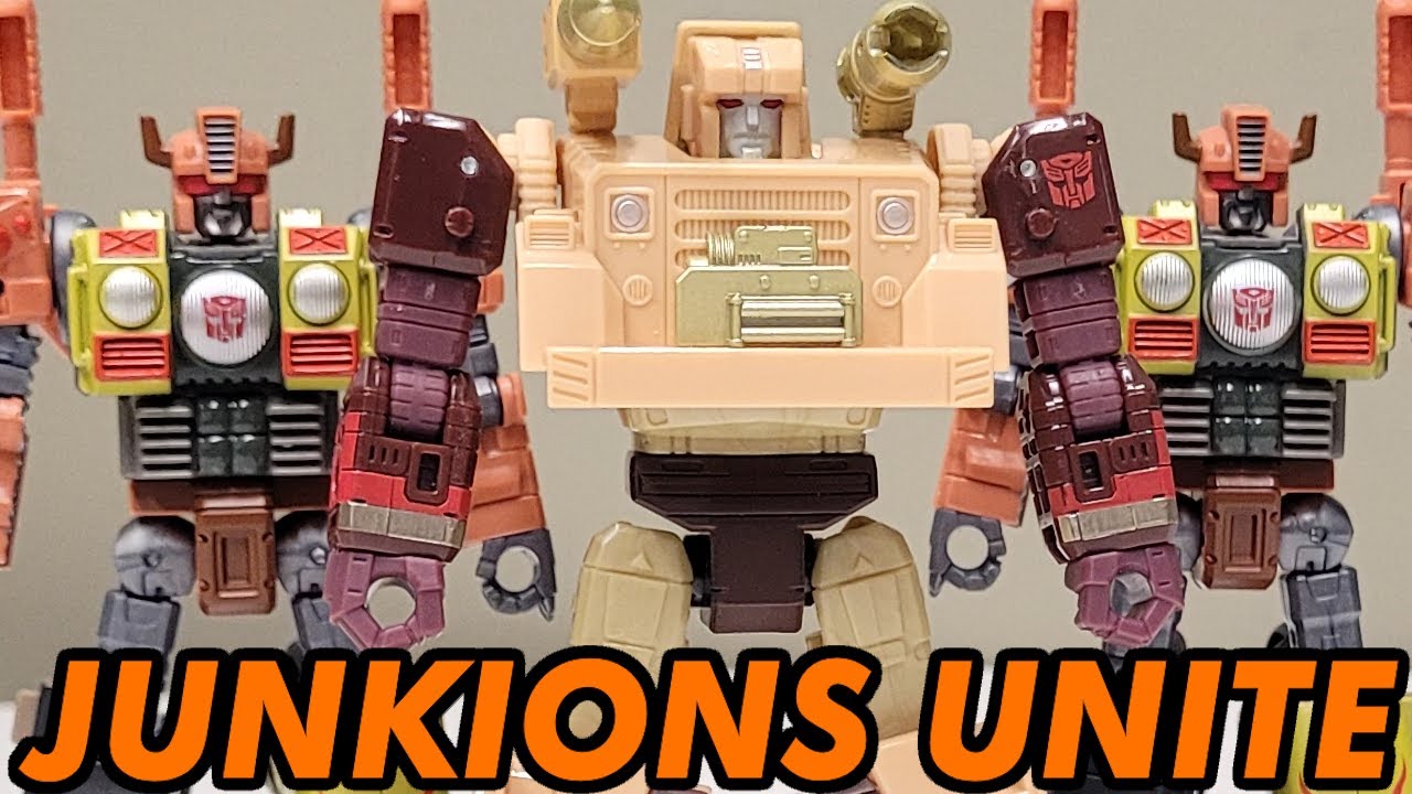 Build Along Tutorial: Detritus and Double Crashbar Junkion Combiner - YouTube