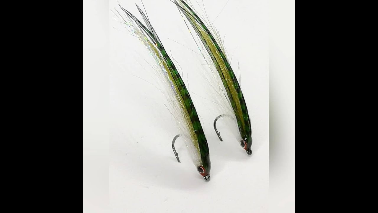 FLATWING BAITFISH / SANDEEL FLY PATTERN. SBS TUTORIAL - YouTube