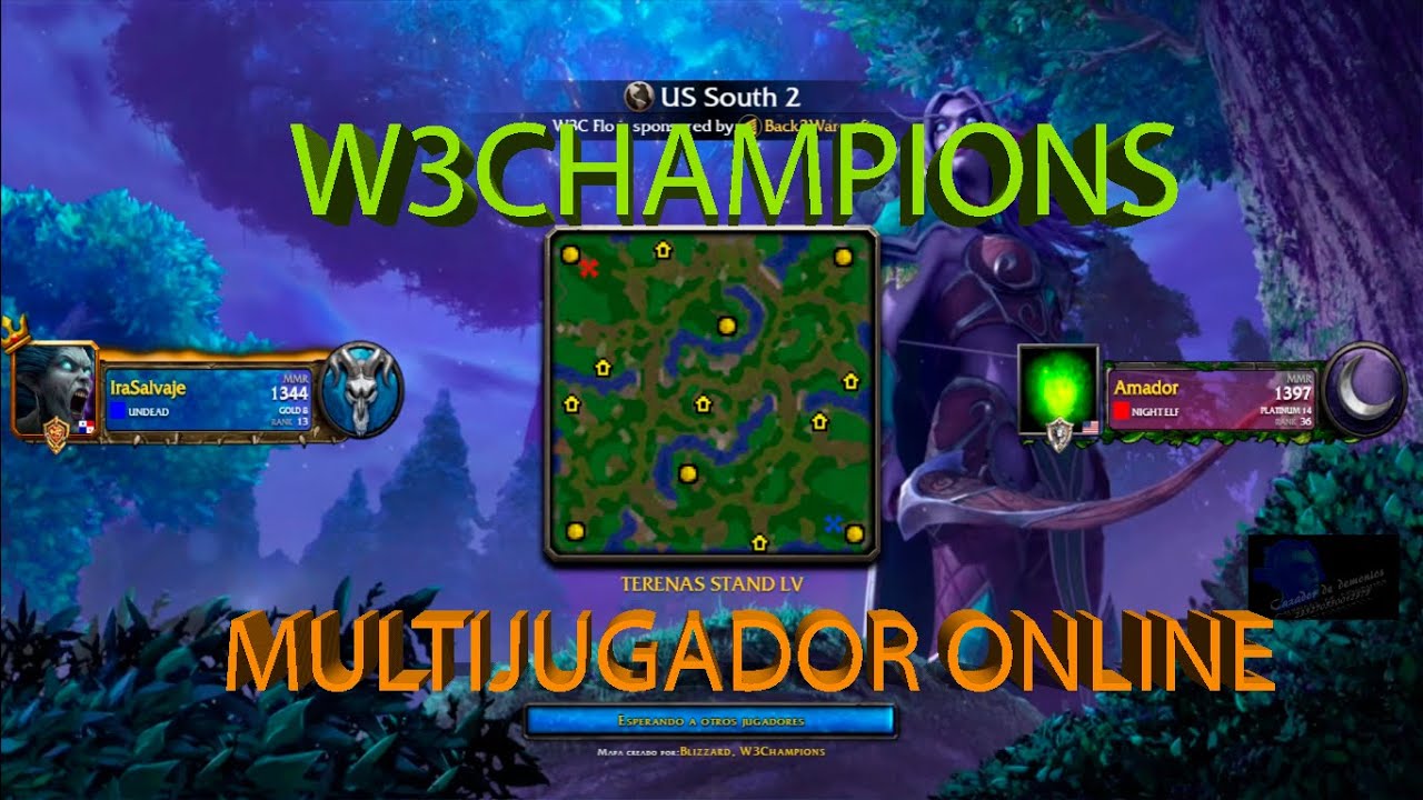 Warcraft 3 reforged. W3champions Multijugador Online. IraSalvaje(UD) vs ...