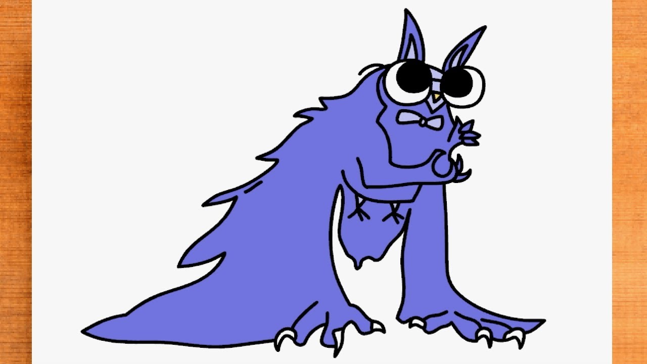 How to draw Goggle Boo from Garten of Banban - YouTube