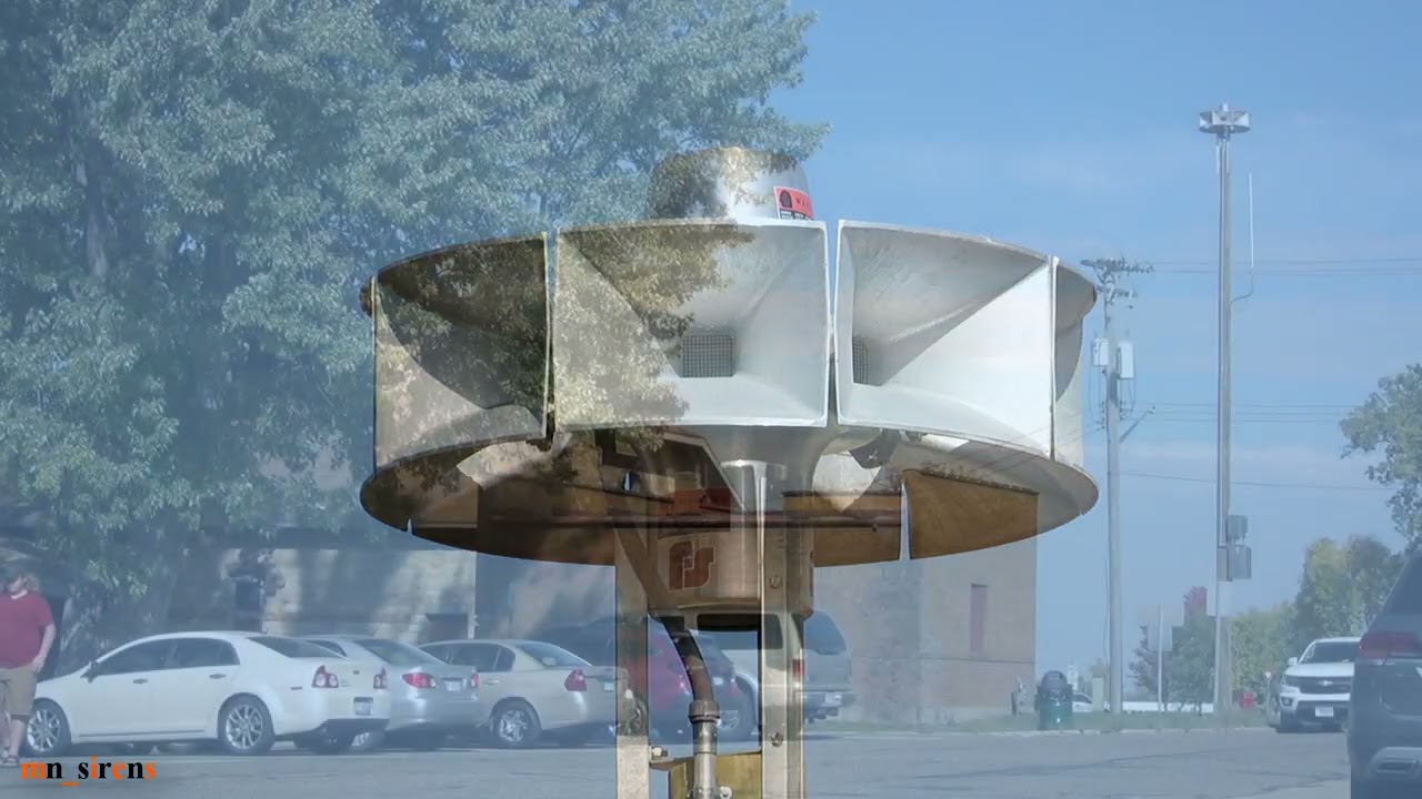 Federal Signal Eclipse-8 Siren Test - Full Alert - Hudson, Wisconsin ...