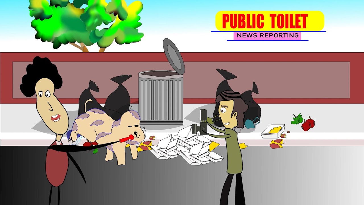 PUBLIC TOILET........FUNNY COMEDY CARTOON VIDEO - YouTube