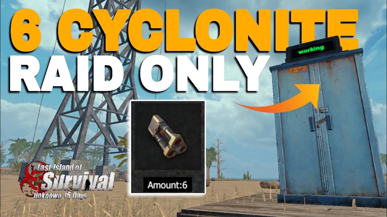 Huge base but I destroyed it with only 6 cyclonite - Last Island of ...