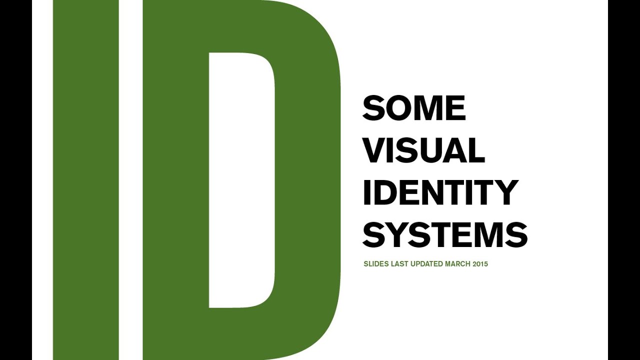 Visual Identity: A Brief History - YouTube