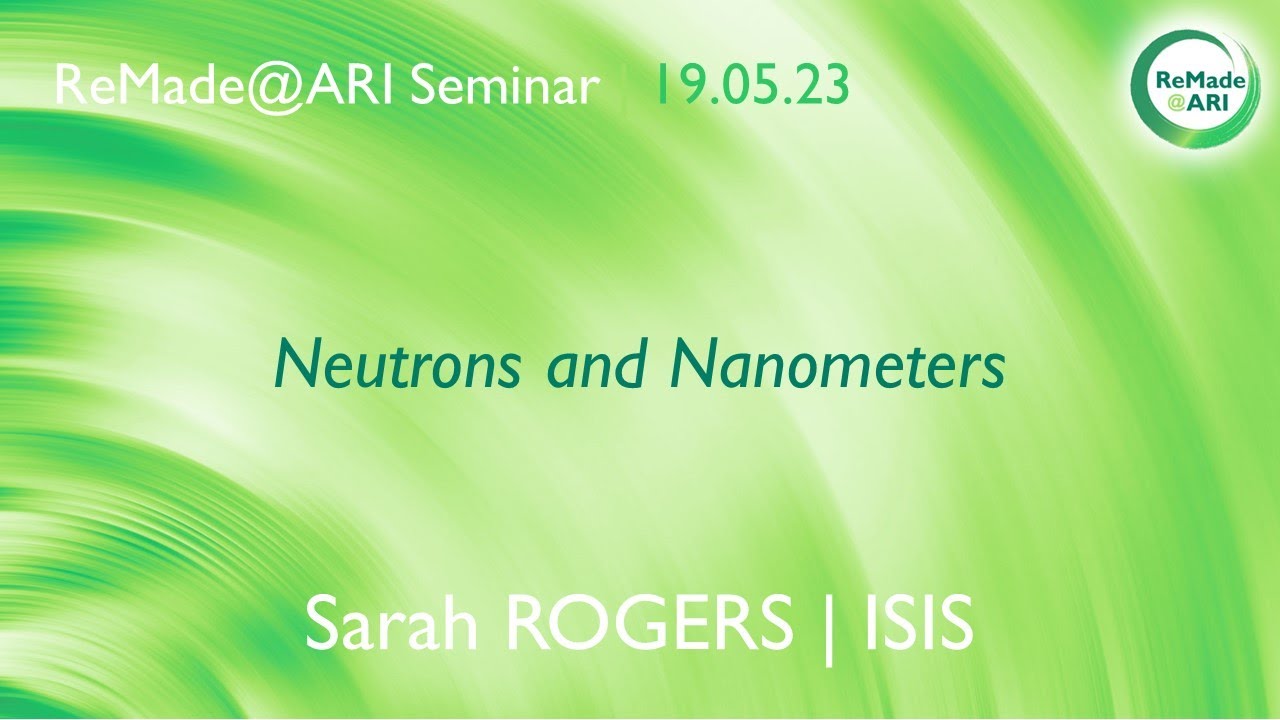 Neutrons and Nanometers - YouTube