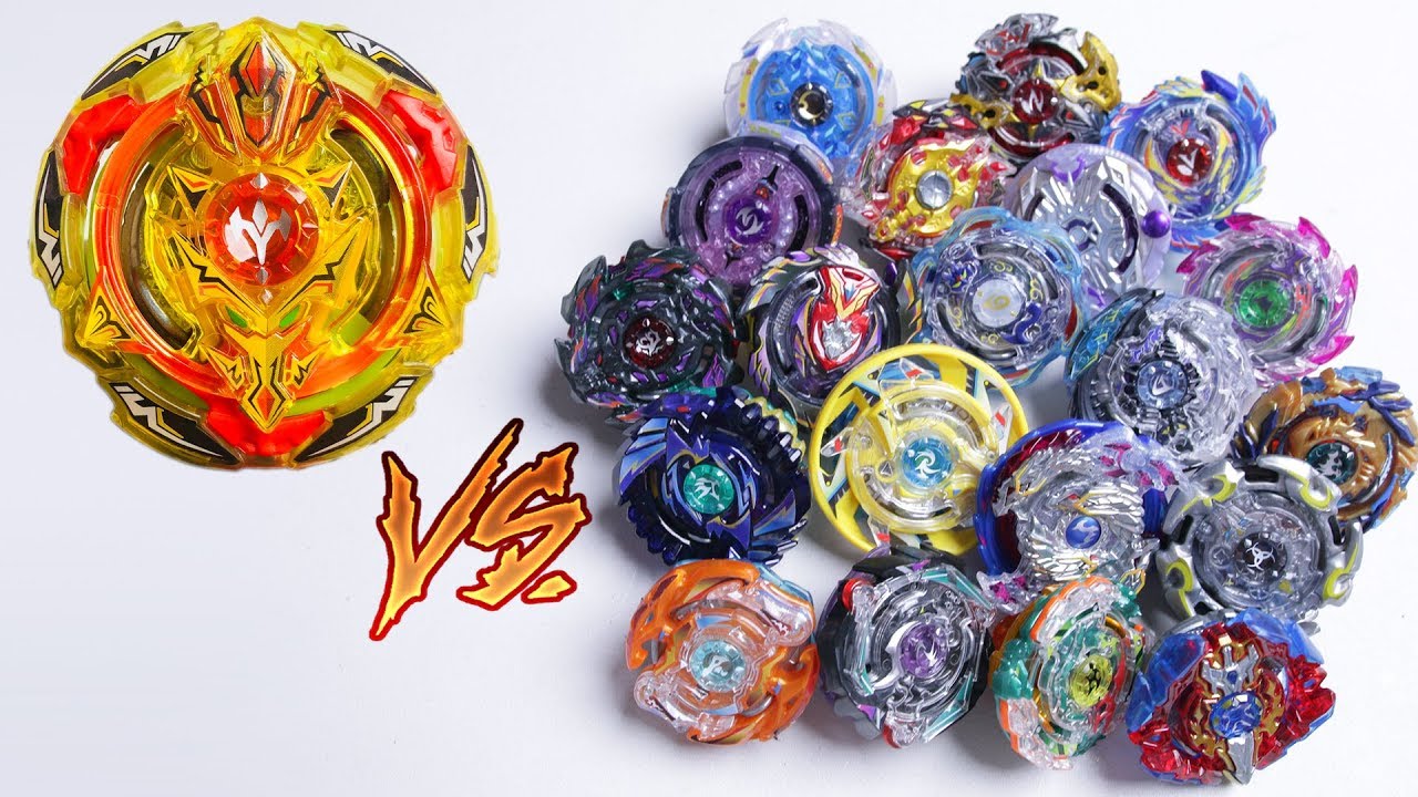 SCREW TRIDENT vs ALL BEYBLADE GOD LAYERS | Beyblade burst ベイブレードバースト ...