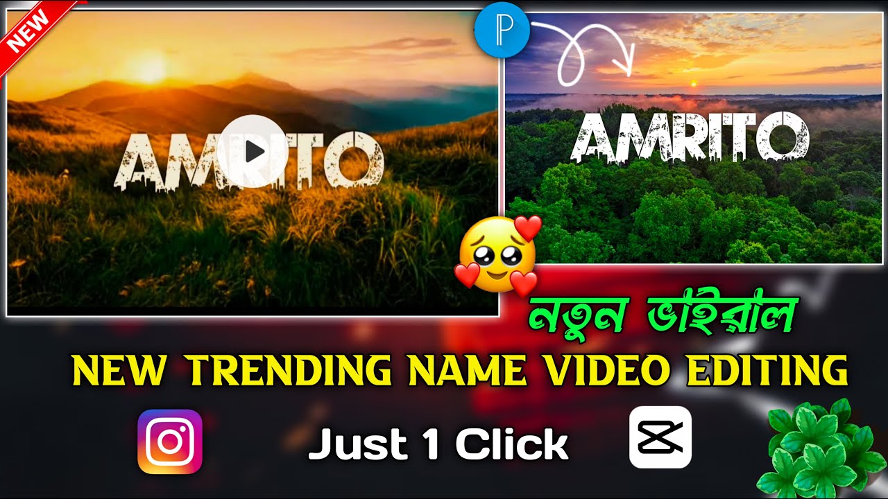 New Trending Name Video Editing | Viral Jungle Name Reels Editing ...